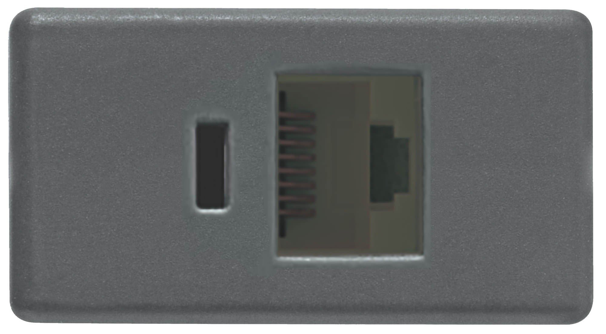 Módulo para Tomada para Transmissão de Dados RJ45 cat. 6E Tramontina IzyFlat Grafite Tramontina ...