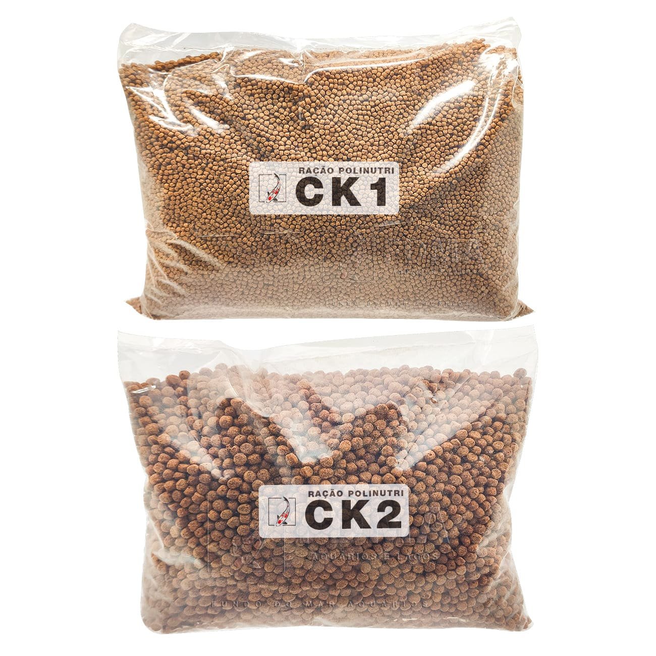 Kit Ração Polinutri A Granel CK1 CK2 500g Peixes de Lago | MadeiraMadeira
