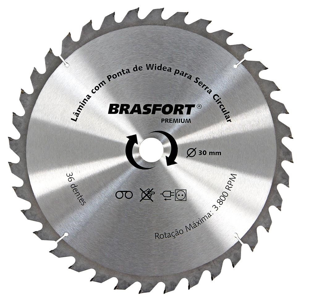 Disco de Serra Circular WIDEA, 36 Dentes - Brasfort | MadeiraMadeira