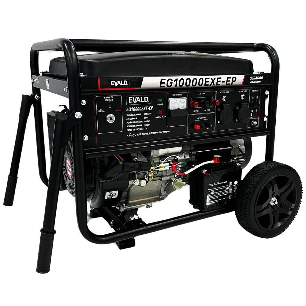 Gerador de Energia Gasolina 10,0 Kva Eg10000exe-ep Bivolt Evald-bivolt ...