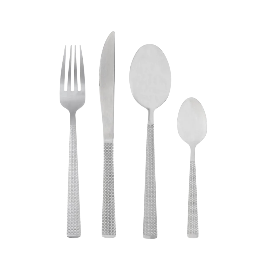 Faqueiro em Inox Santorini com 16 Peças Lyor Prata | MadeiraMadeira