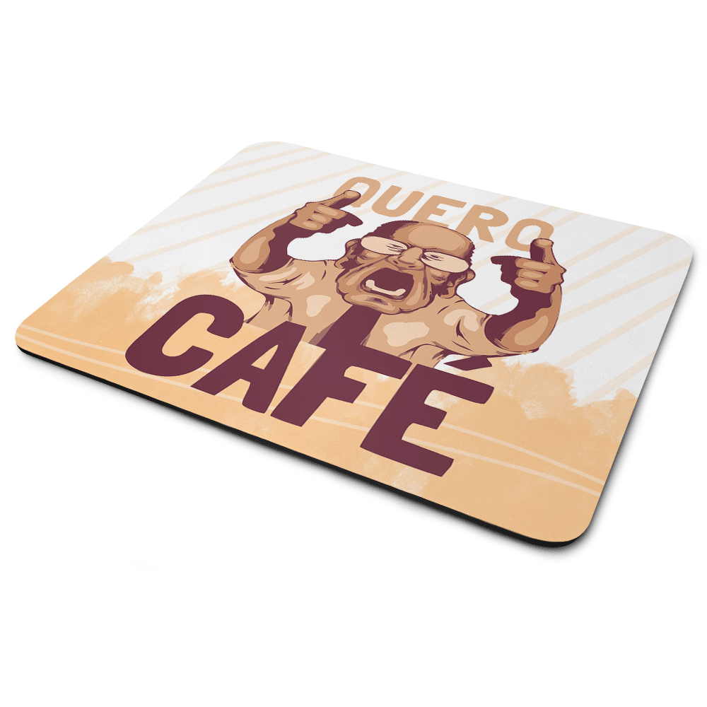Mouse Pad Divertido Memes - Quero Café!!! | MadeiraMadeira