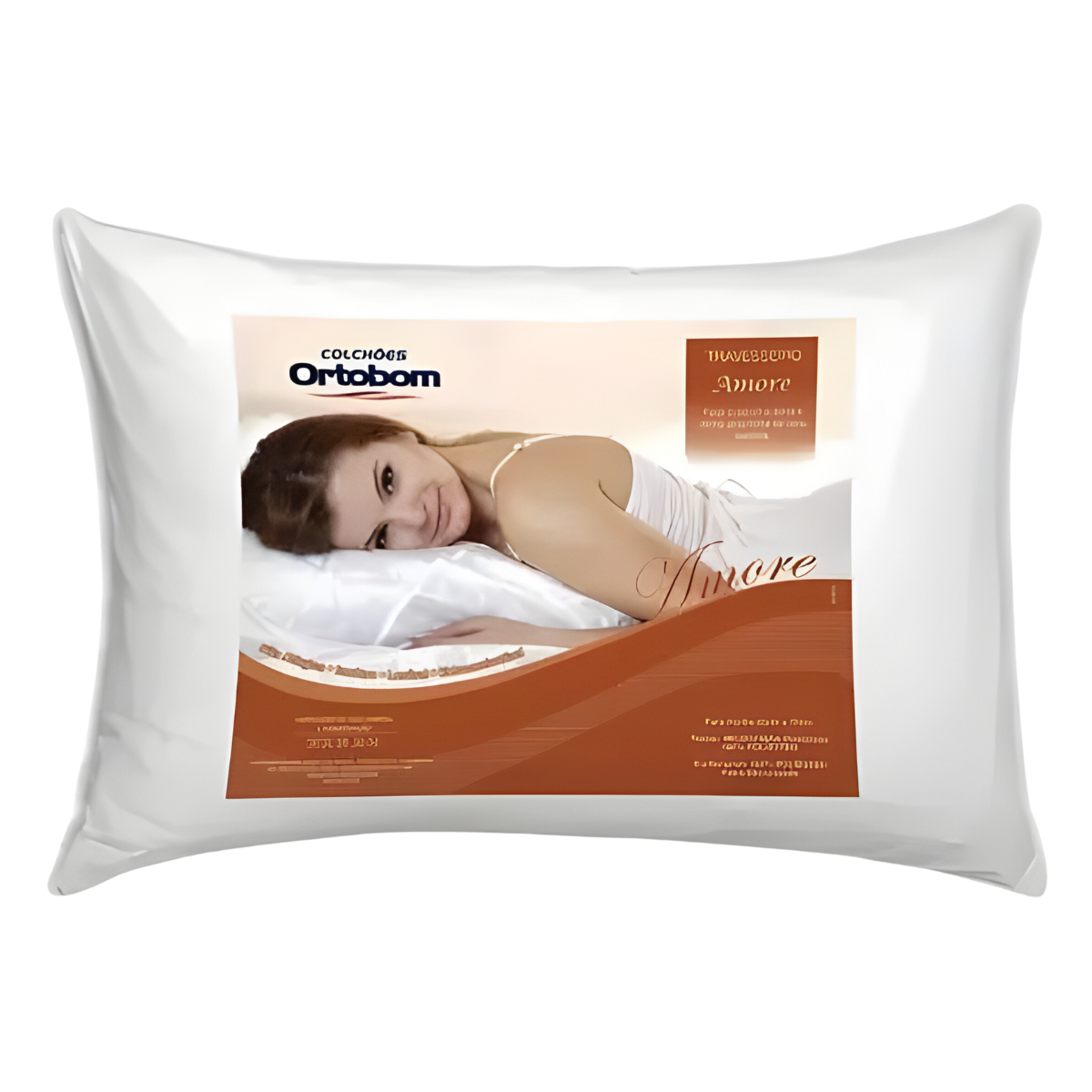 Travesseiro Original Ortobom Antialérgico Amore | MadeiraMadeira
