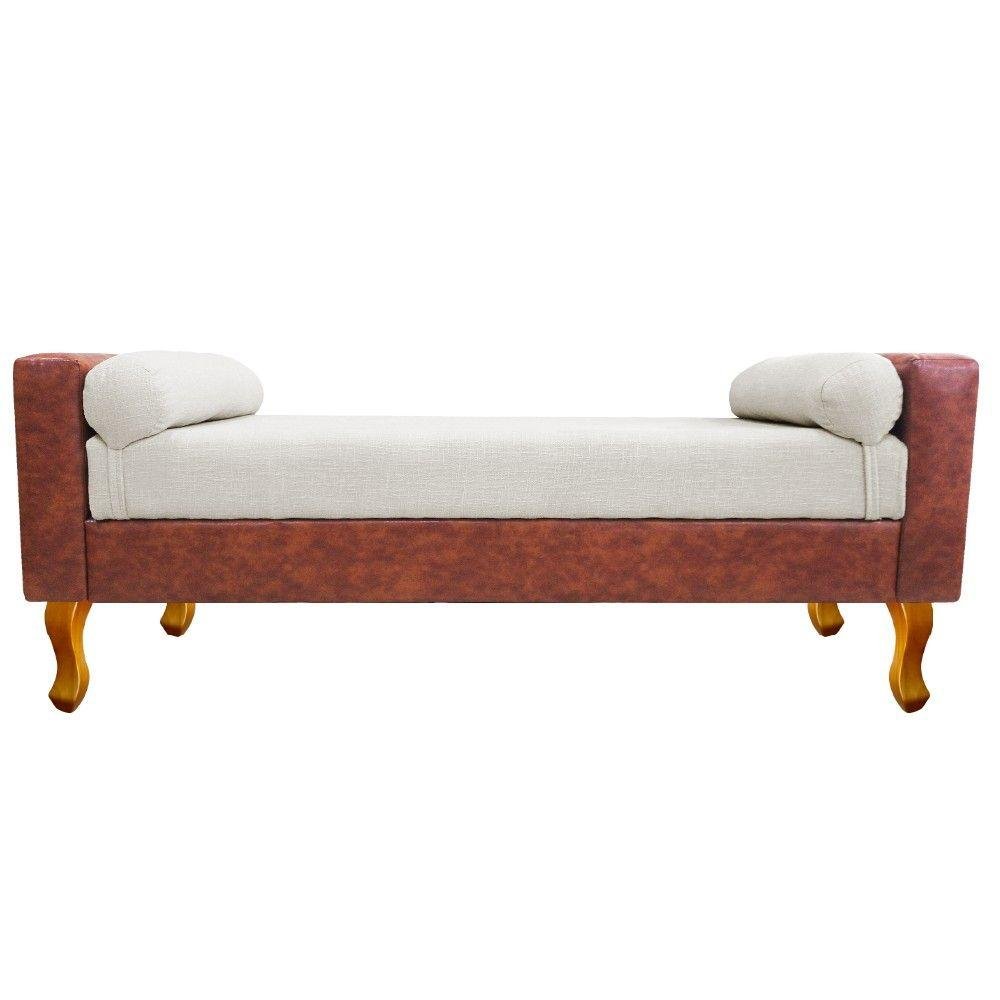 Recamier Félix Queen Size 160cm Linho Bege | MadeiraMadeira