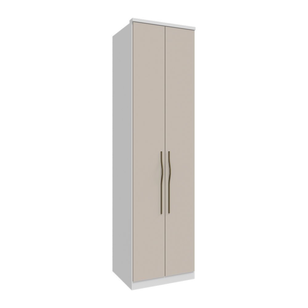 Guarda Roupa Modulado 2 Portas 4 Prateleira 100% MDF Setiba 629mm ...