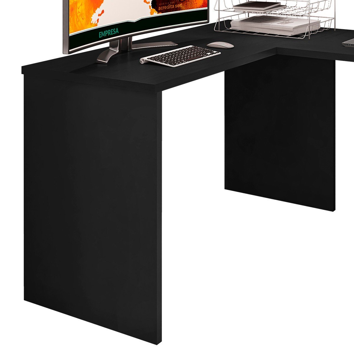 Mesa Escrivaninha Parati L01 com Extensor - Doce Sonho Móveis MESA ... Mesa Escrivaninha Parati L01 com Extensor - Doce Sonho Móveis MESA ...