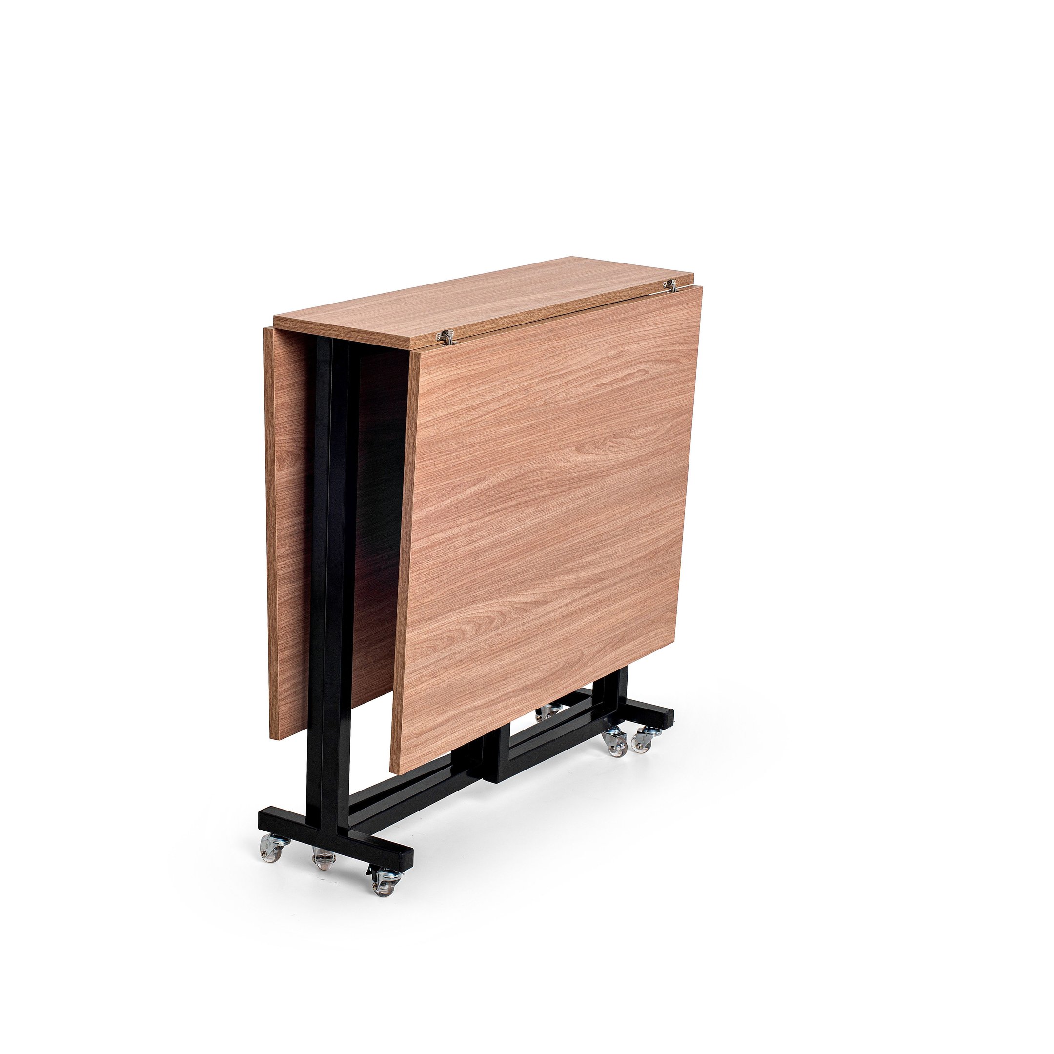 Mesa Super Prática Natural com Rodinhas 143cm | MadeiraMadeira