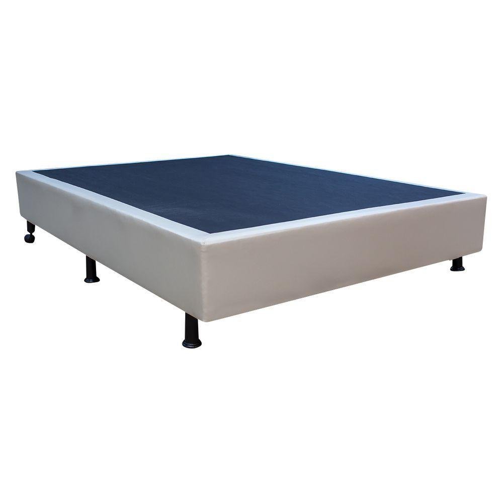 Base Cama Box Casal Corano Bege | MadeiraMadeira
