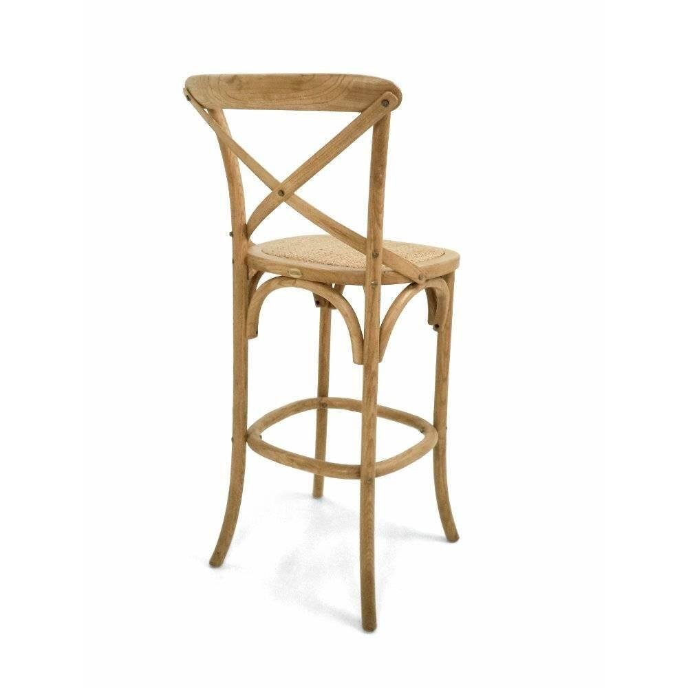 Banqueta Paris de Madeira de Carvalho Natural - 2 Banquetas ...