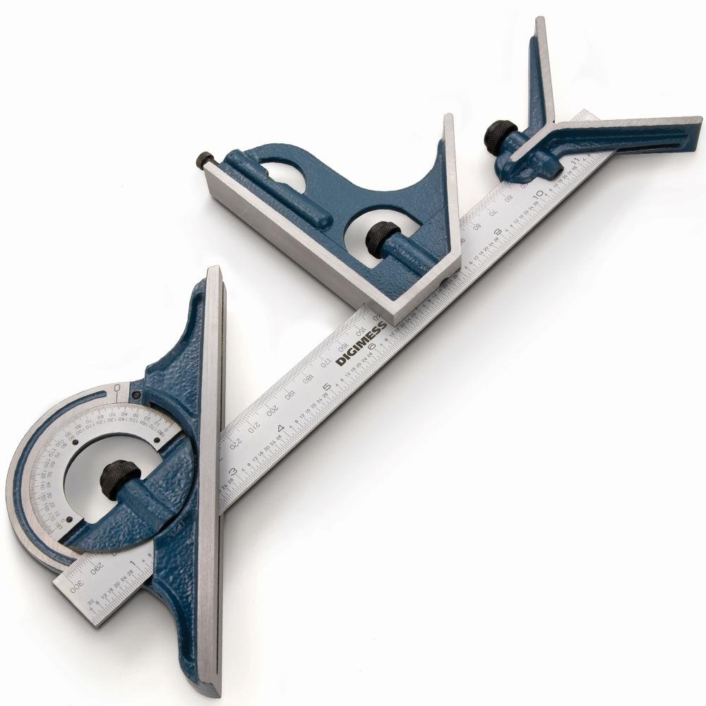 Esquadro Combinado Completo - Graduação do Transferidor de 1º - Cap ...