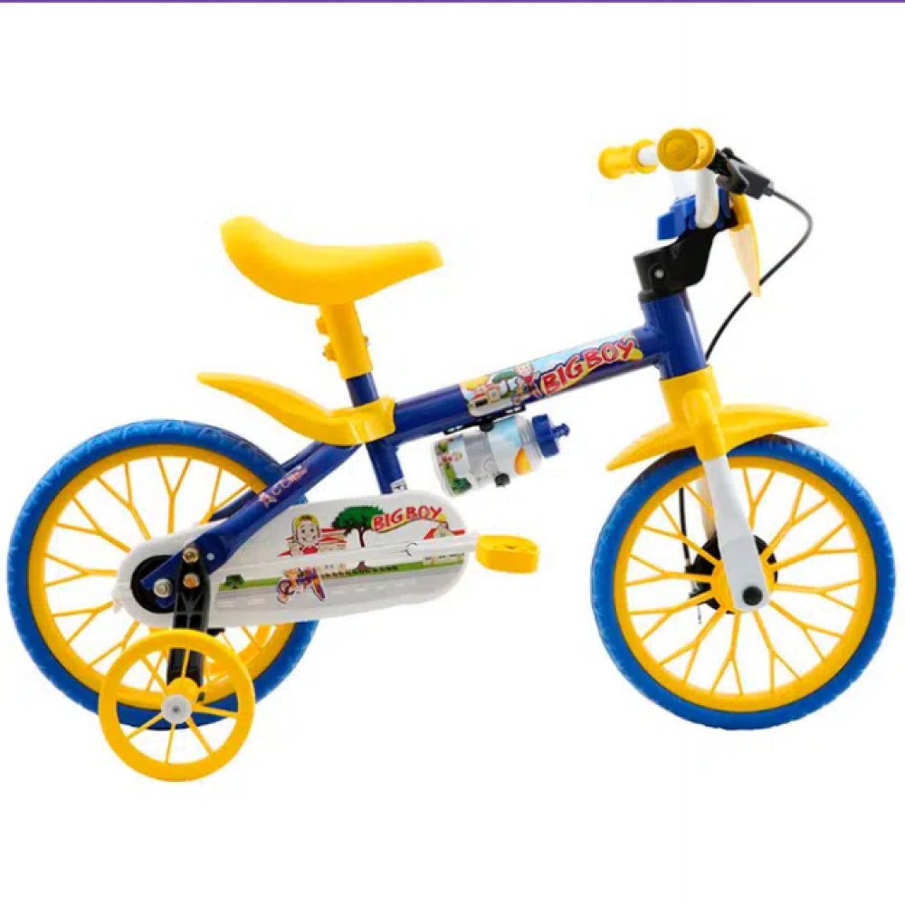 Bicicleta Infantil Aro 12 Cairu Shark Big Boy Nathor 1 Marcha Freio ...