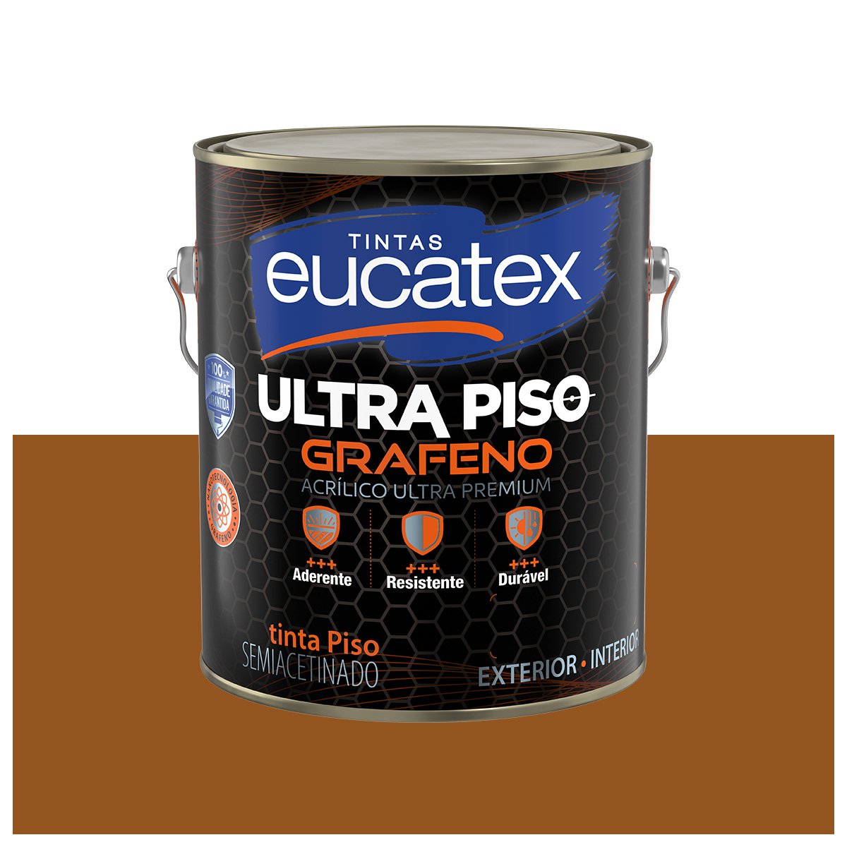 Tinta Acrílica Premium Ultra Piso Grafeno 3,6 Litros Castor Semi ...