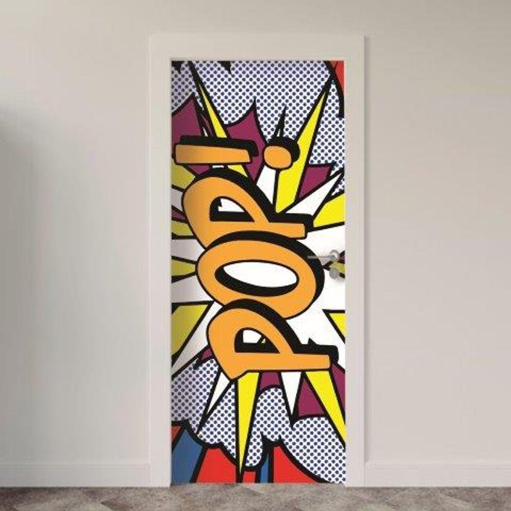 Adesivo De Porta Pop | MadeiraMadeira