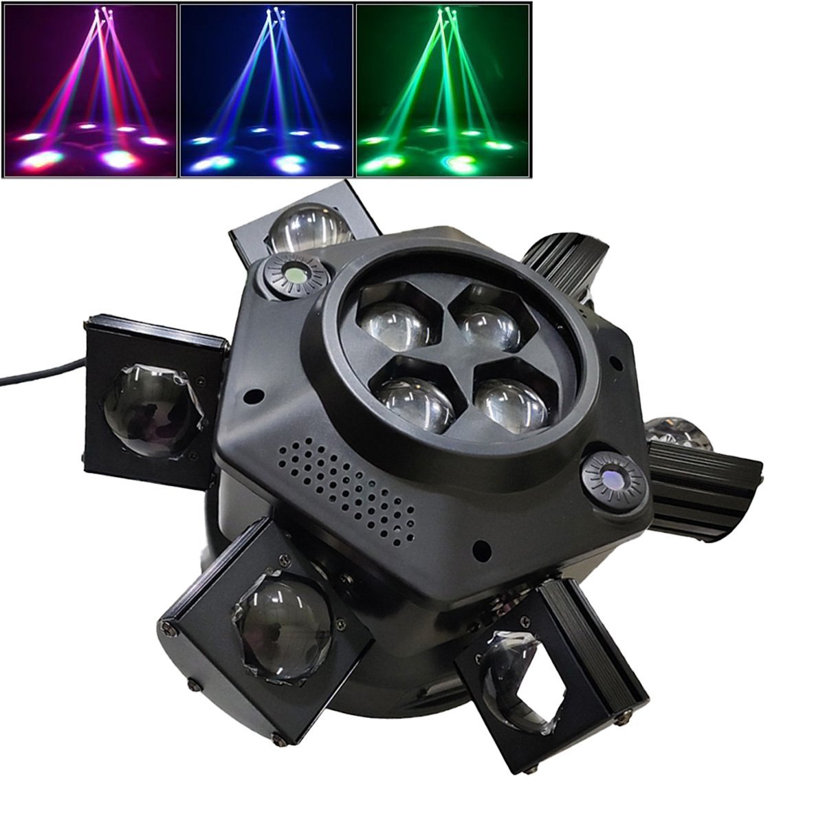 Luz de Palco Moving Head 150w Led Dmx Mini Moving Led Dj 22 Canais Show ...