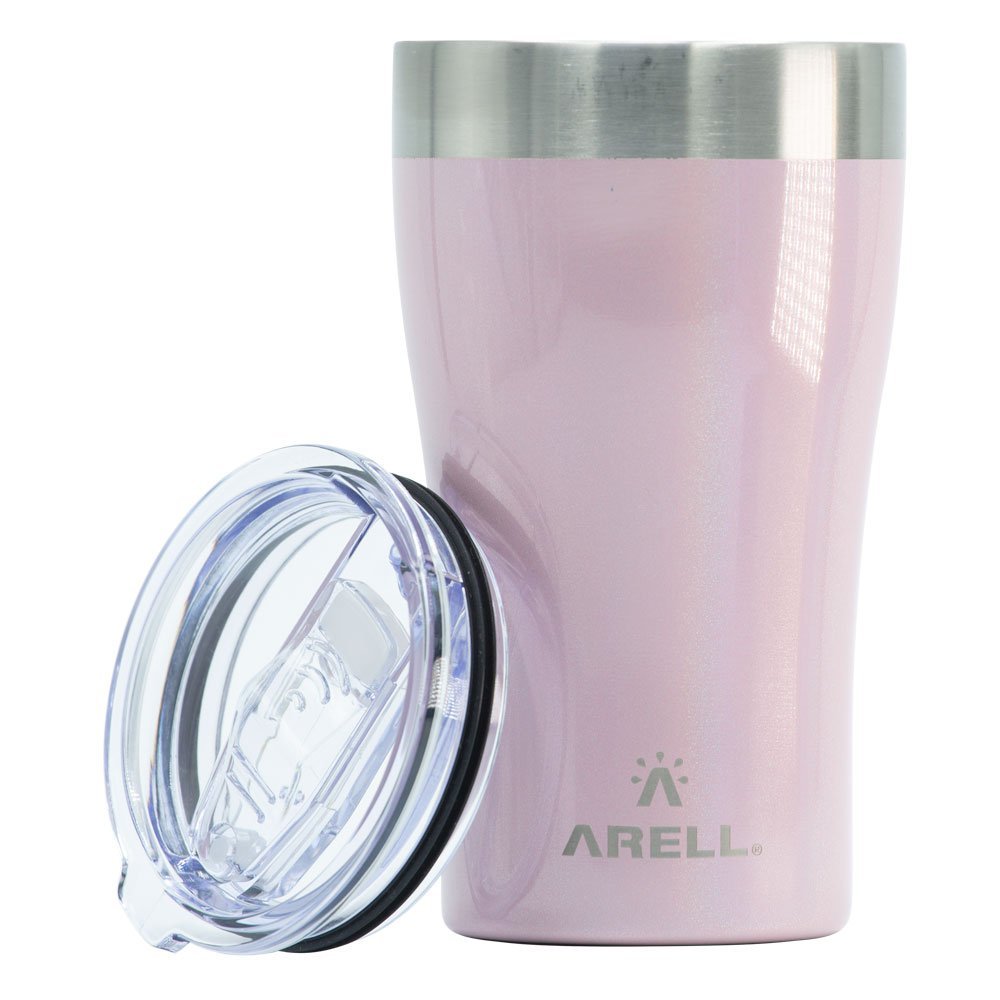 Copo Térmico Arell Com Tampa Rosa Pink Diamond 500ml Tulip Pint ...