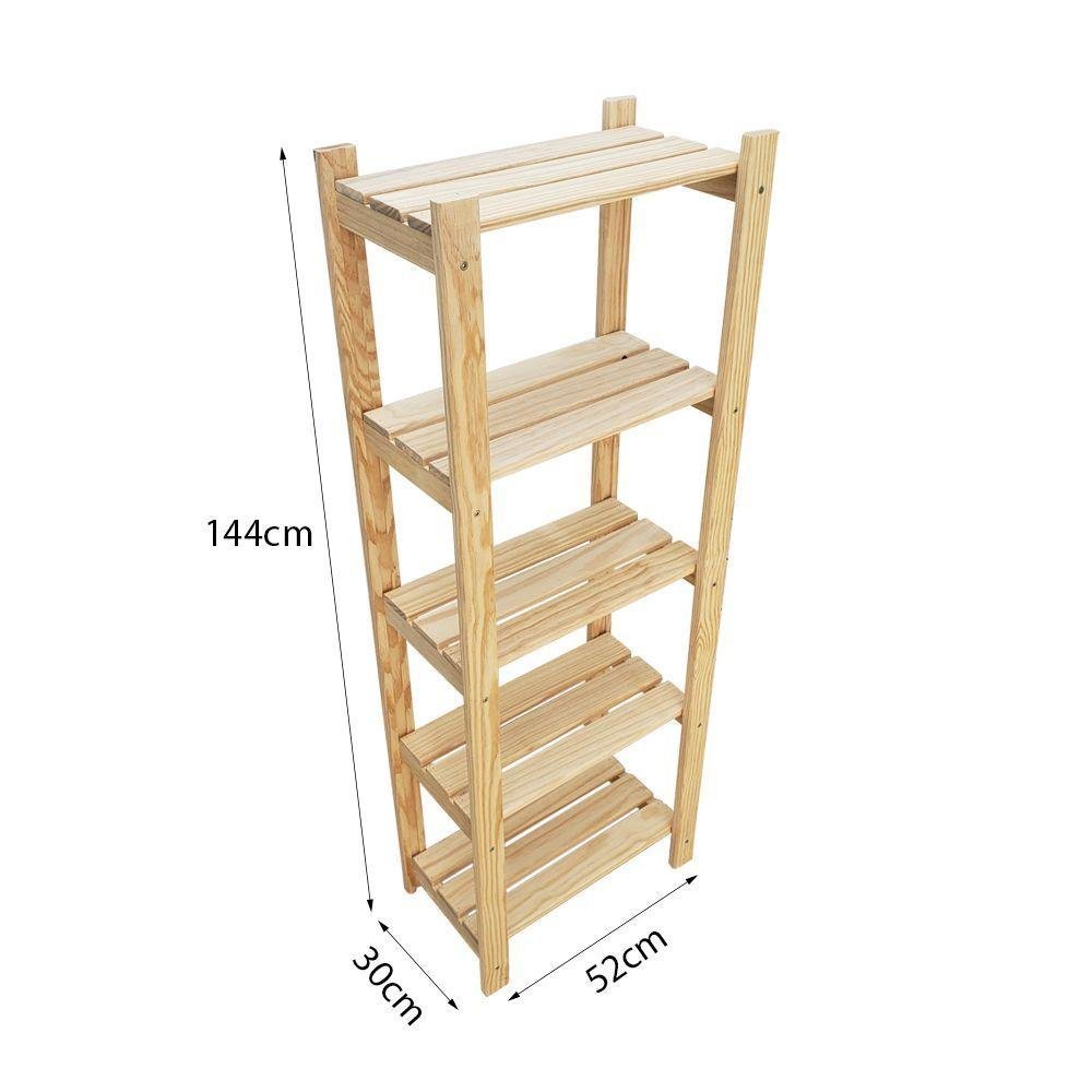 Estante De Madeira Pinus Padrão Grande | MadeiraMadeira