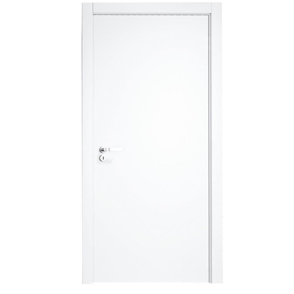 Porta Lisa Montada Em Madeira Direita 210X72Cm Primer | MadeiraMadeira