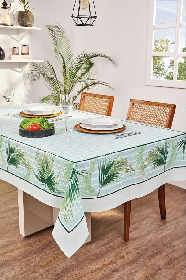 Toalha Mesa Super Pratica 140x140 Cm Lepper | MadeiraMadeira