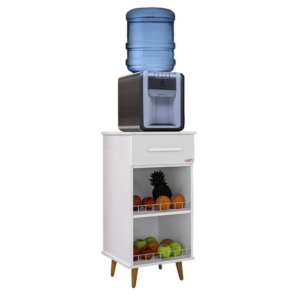 Bancada Suporte Multiuso Bebedouro 20 Litros Fênix Branco | MadeiraMadeira