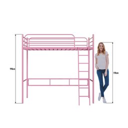 Beliche Suspenso de Ferro Solteiro - Nick | MadeiraMadeira