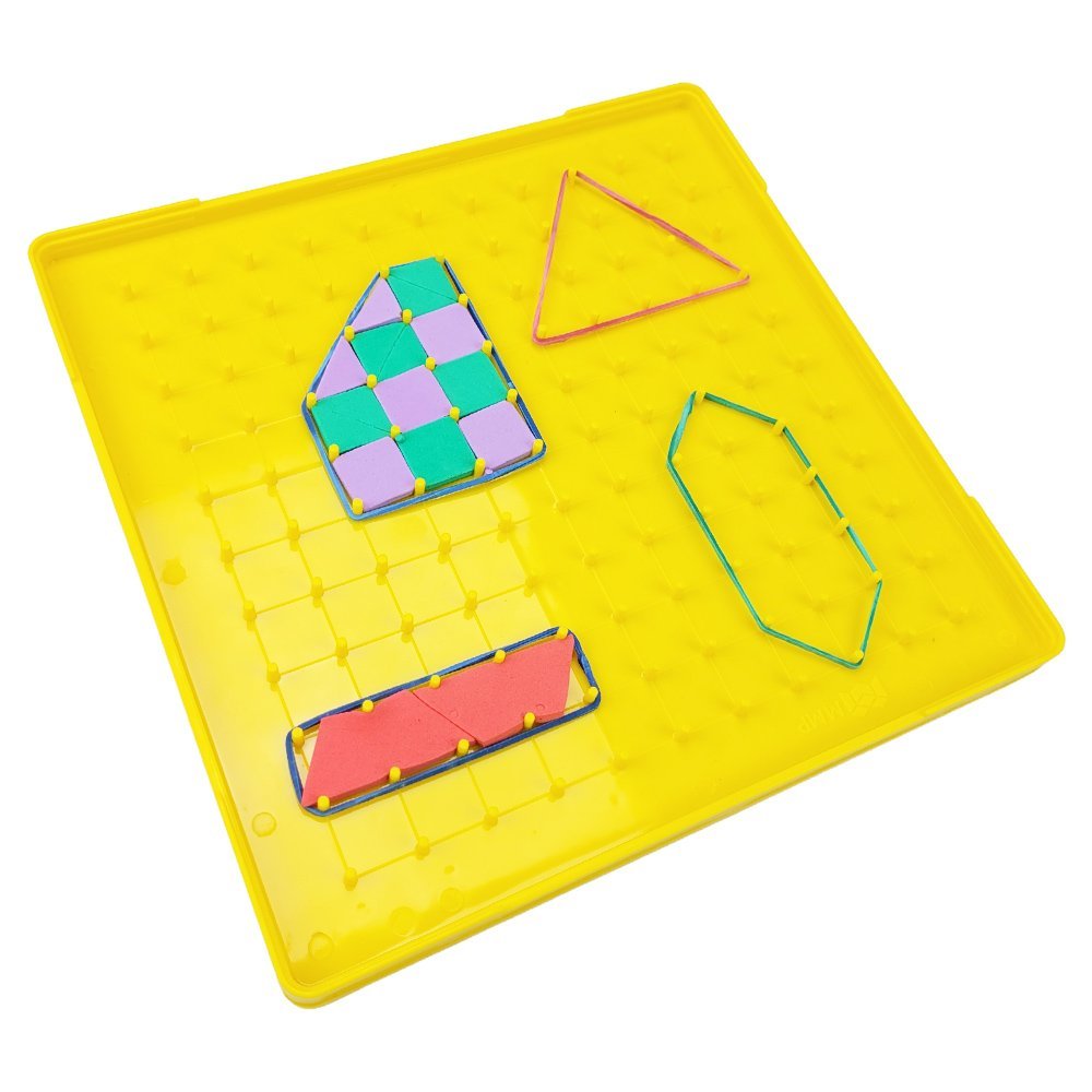 Geoplano Quadrado E Triangular Com Áreas Material Pedagógico ...