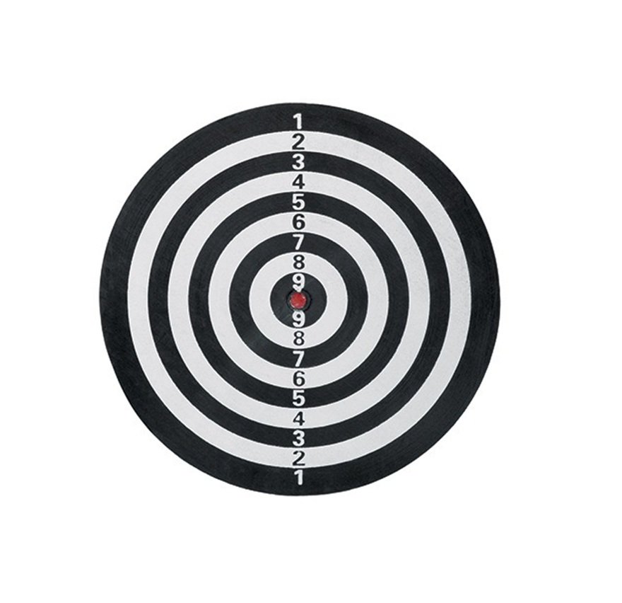 Jogo De Dardo 2 Em 1 Alvo Dupla Face 38cm Com 6 Dardos | MadeiraMadeira