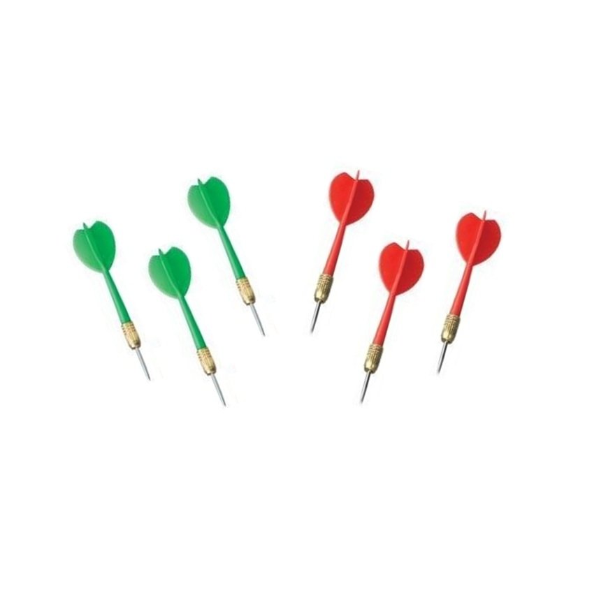 Jogo De Dardo 2 Em 1 Alvo Dupla Face 38cm Com 6 Dardos | MadeiraMadeira