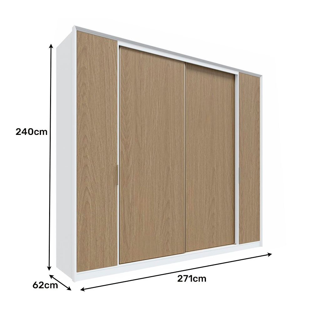 Guarda Roupa Casal Pedra Azul com 4 Portas e 6 Gavetas Móveis Rimo ...