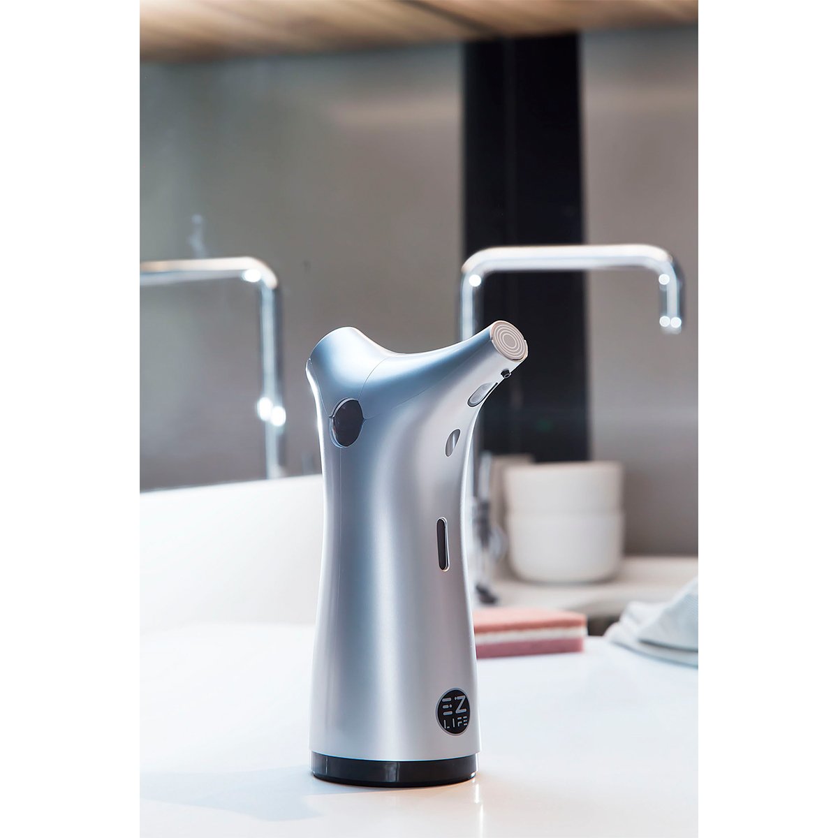 Dispenser Saboneteira Automática Sensor De Sabão Líquido/Detergente EZ ...