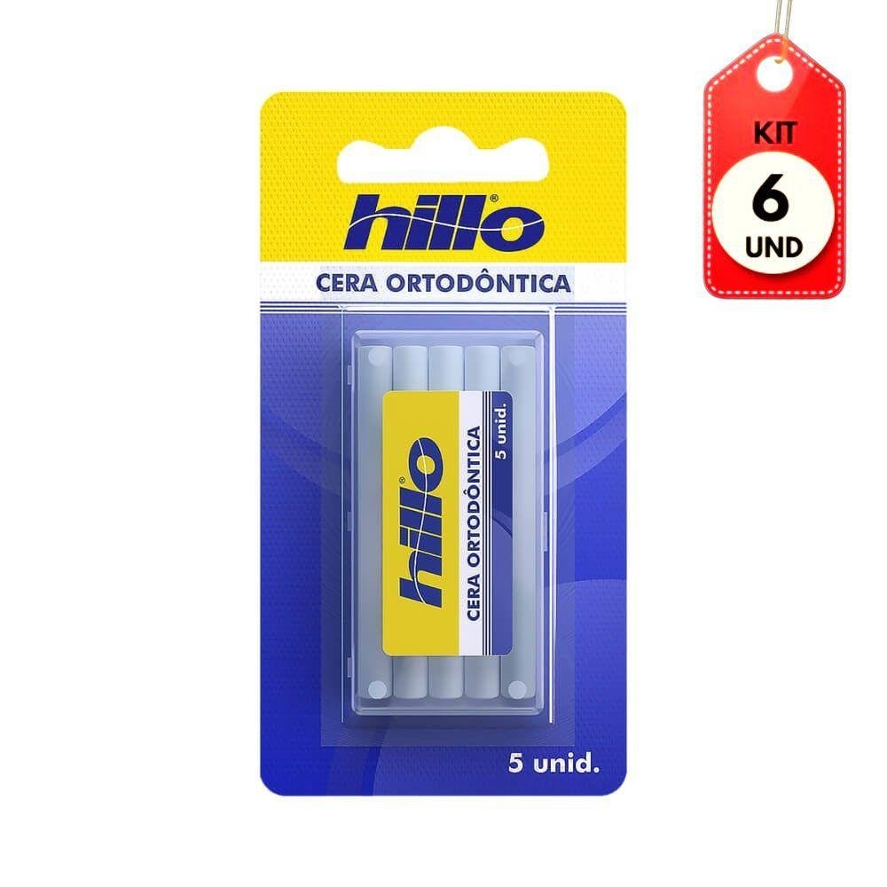 Kit C-06 Hillo Cera Ortodôntica Bastões C-5 | MadeiraMadeira