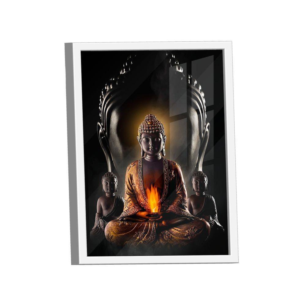 Quadro Buda Fire -- Br Artes | MadeiraMadeira