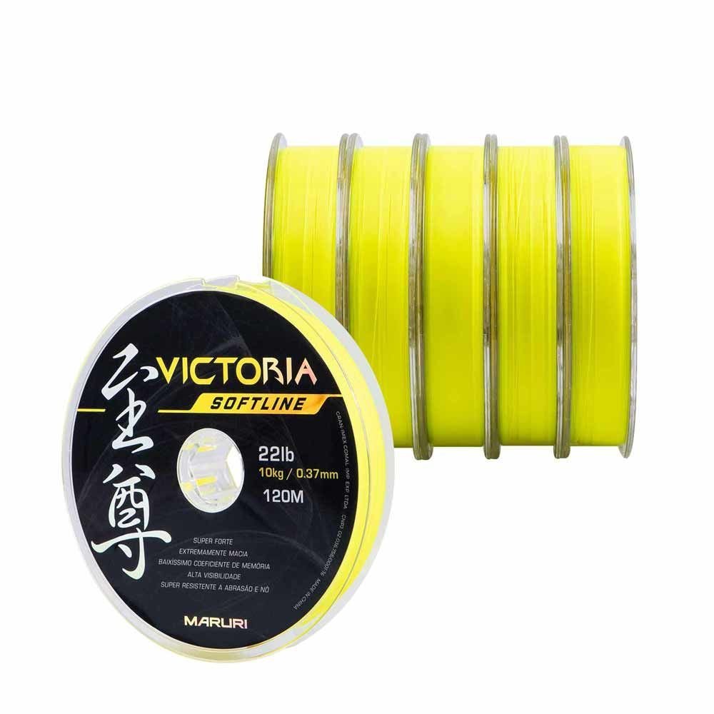 Linha de Pesca Victoria Soft Amarelo 600m | MadeiraMadeira