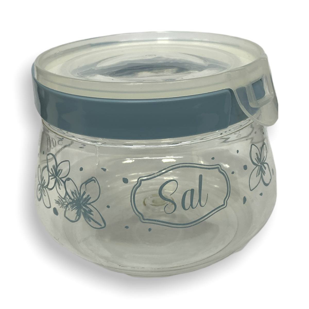 Pote Plastico Flip Decorado Para Sal 700ml | MadeiraMadeira