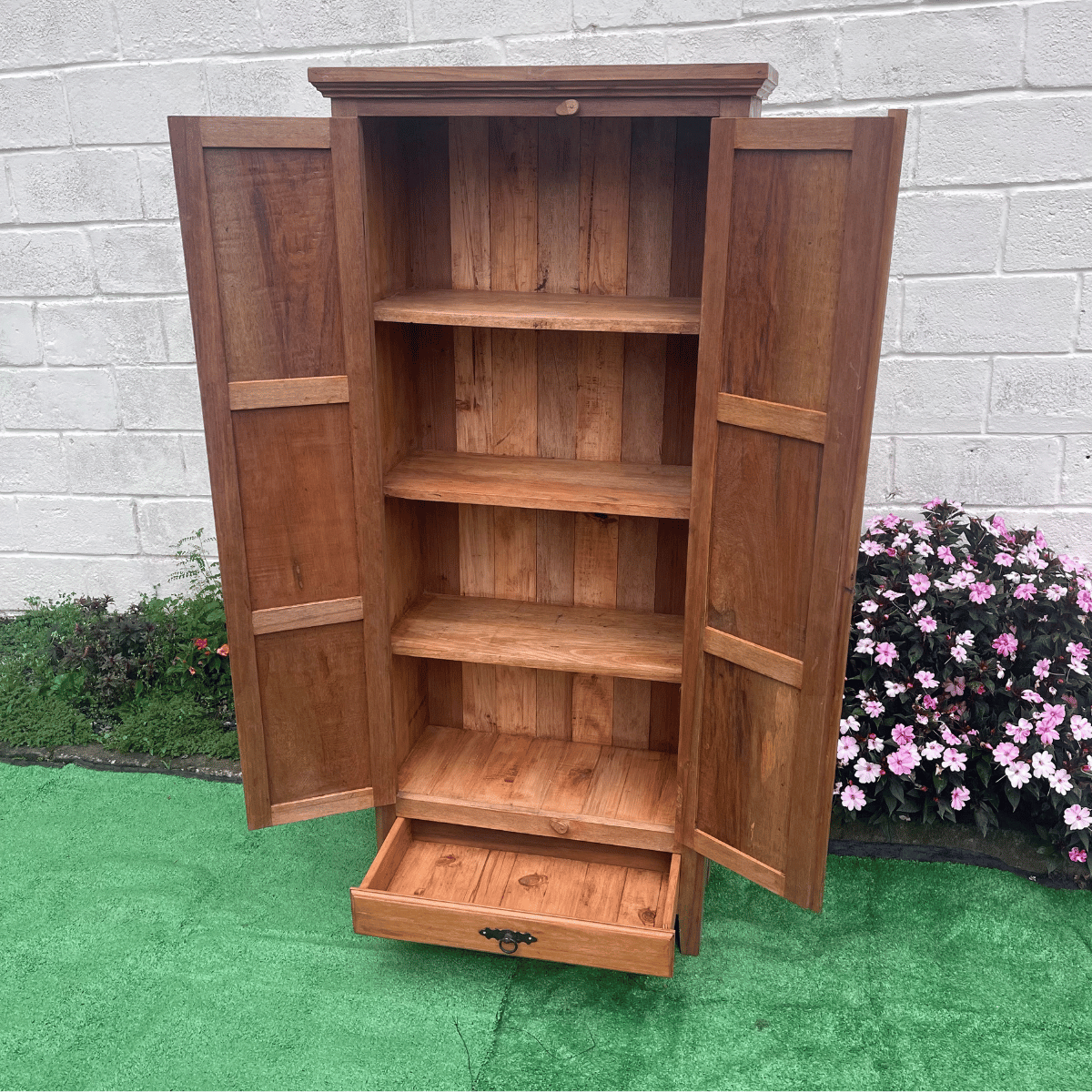 Armário Rustico 180 X 80 Madeira Demolição Sudeste Rústico | MadeiraMadeira