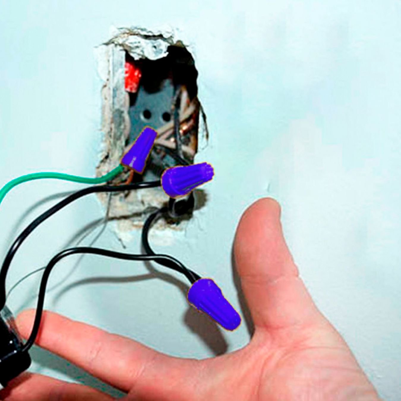 Conector Isolante Elétrico Para Fios P2 Azul 6 Pacote c/ 10pç ...