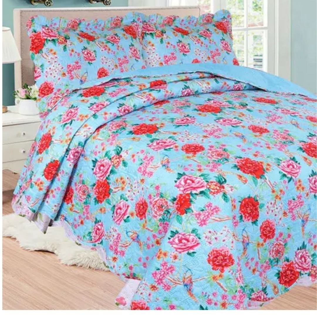 Kit Colcha Patchwork Ultrasonic 3 Pçs king 280x260cm Sultan - Barbara ...