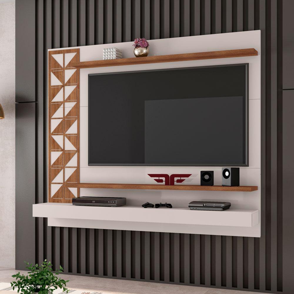 Home Suspenso para Tv até 60 Polegadas Monalisa Off White Matte Frade ...