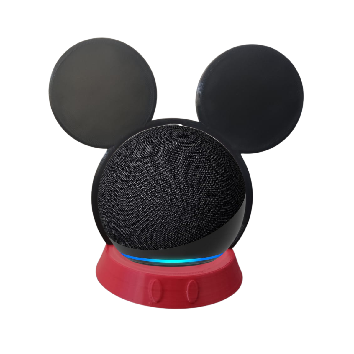 Suporte Mickey Mouse Alexa Echo Dot Tomada Geração 4 e 5 | MadeiraMadeira