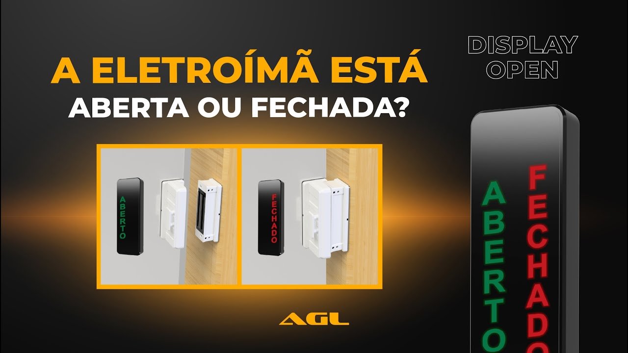 DISPLAY AGL SINALIZDOR ABERTO / FECHADO OPEN COM ACIONADOR - 1304002 ...