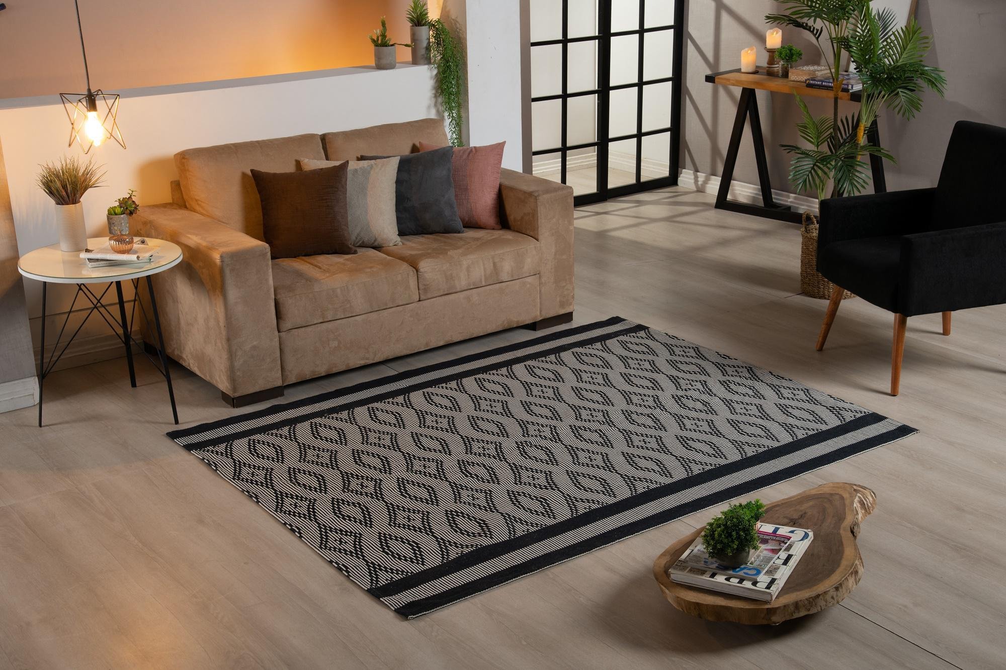 Tapete Tear Grande Sala 100% Algodão Antialérgico 2M x 1,4M ...