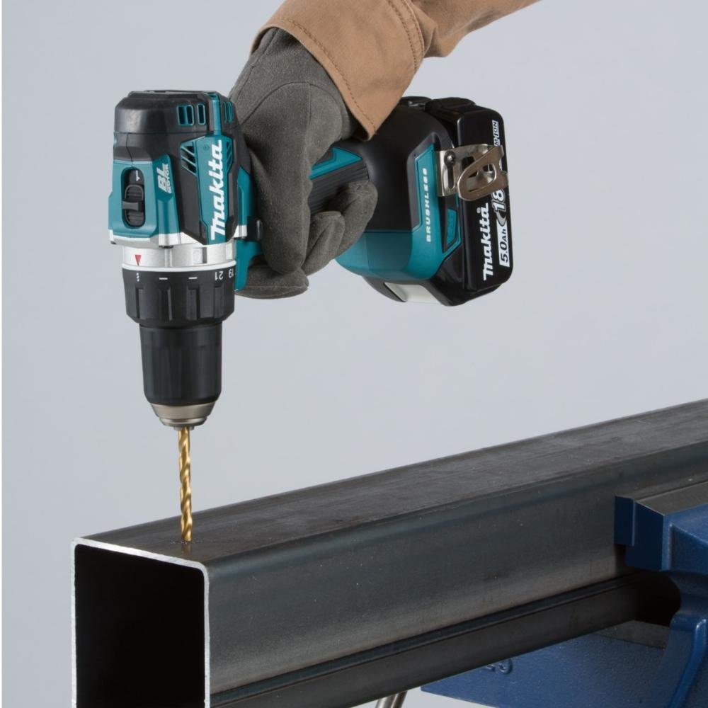 Parafusadeira Furadeira 13mm sem Fio 18v Torque 54n.m com Motor Bl Resistência Água Ddf484z ...