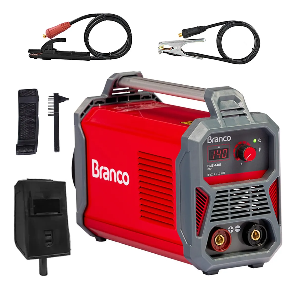 Máquina de Solda Inversora BMS160I Branco 160A 60hz 220V | MadeiraMadeira