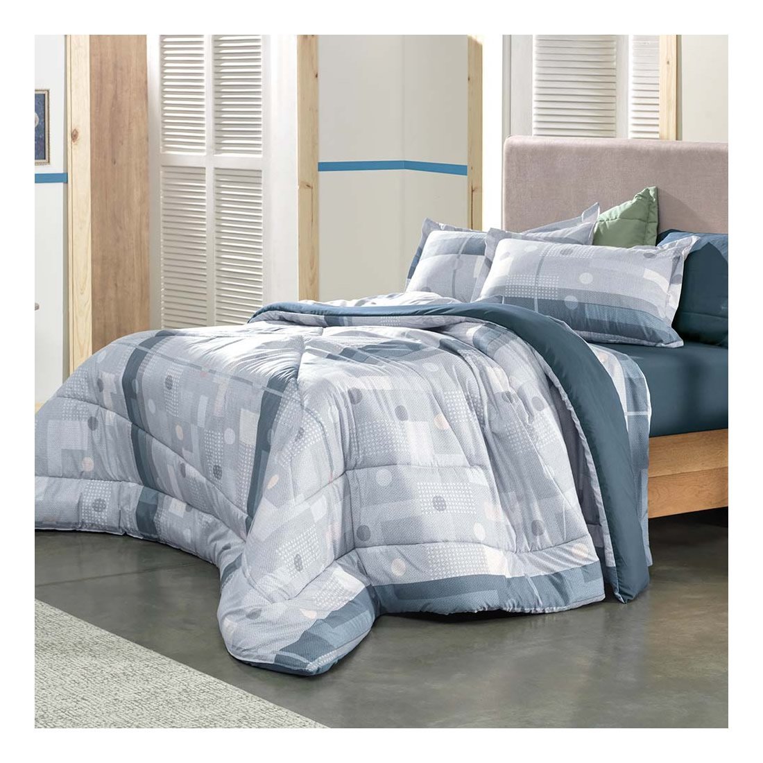 Edredom Casal Altenburg Toque Acetinado Conectada - Interpret ...