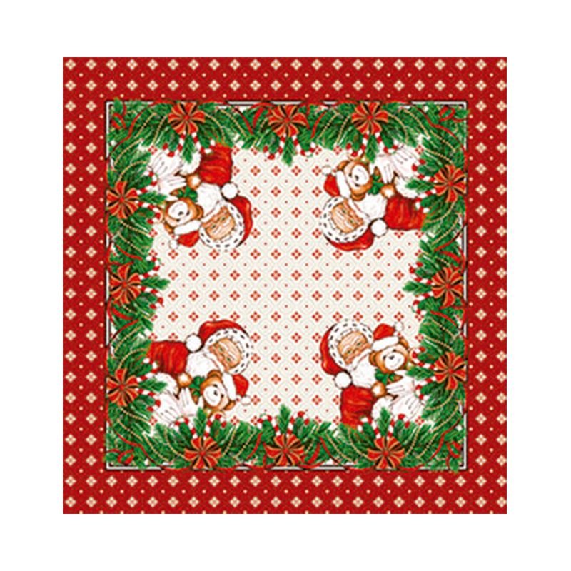 Toalha de Mesa Cha Natal Pop Magia 75x75 - Lepper | MadeiraMadeira