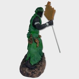 Escultura Orixá Ossaim em Resina 25 cm | MadeiraMadeira