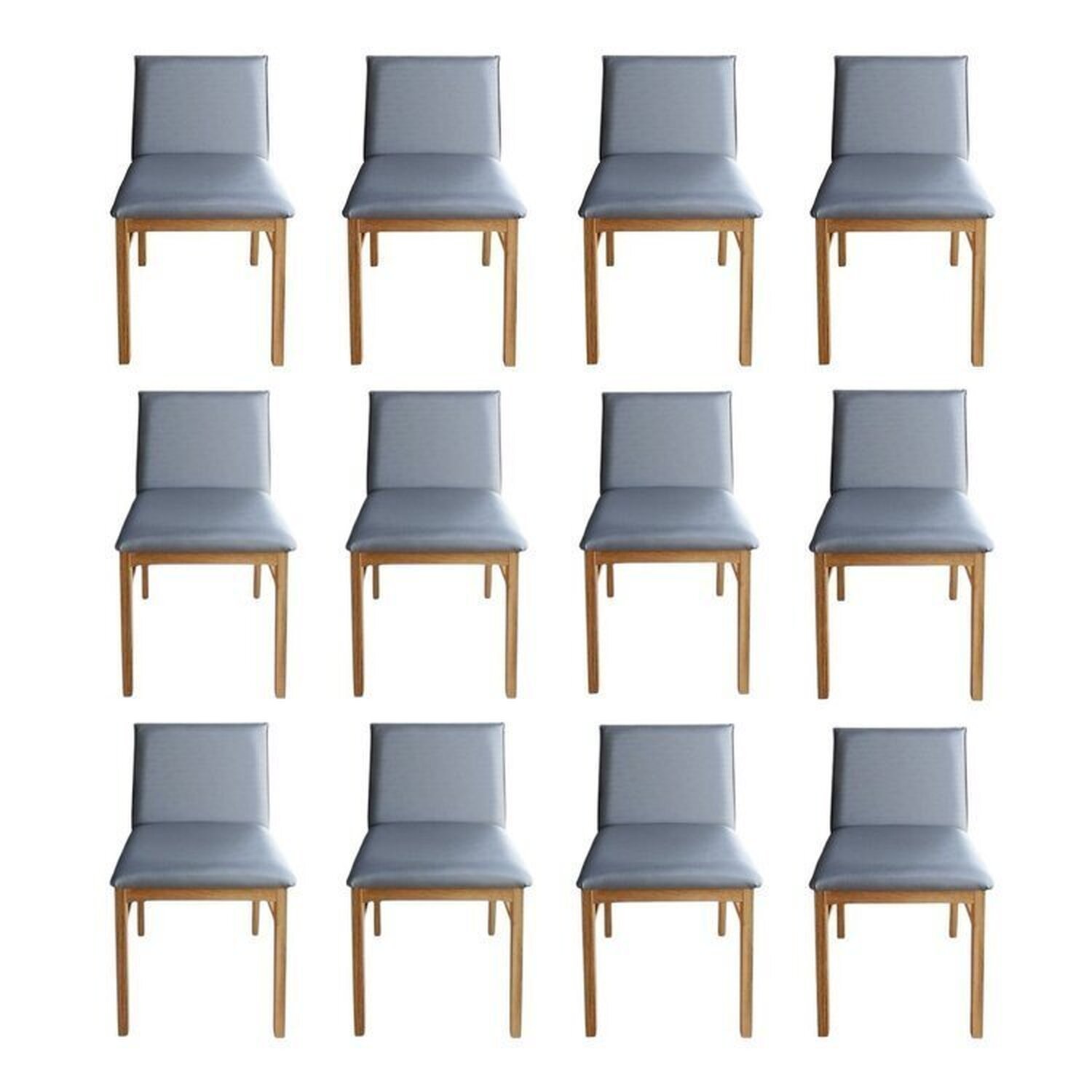 Kit 12 Cadeira Rope em Madeira Maciça de Eucalipto Factor | MadeiraMadeira