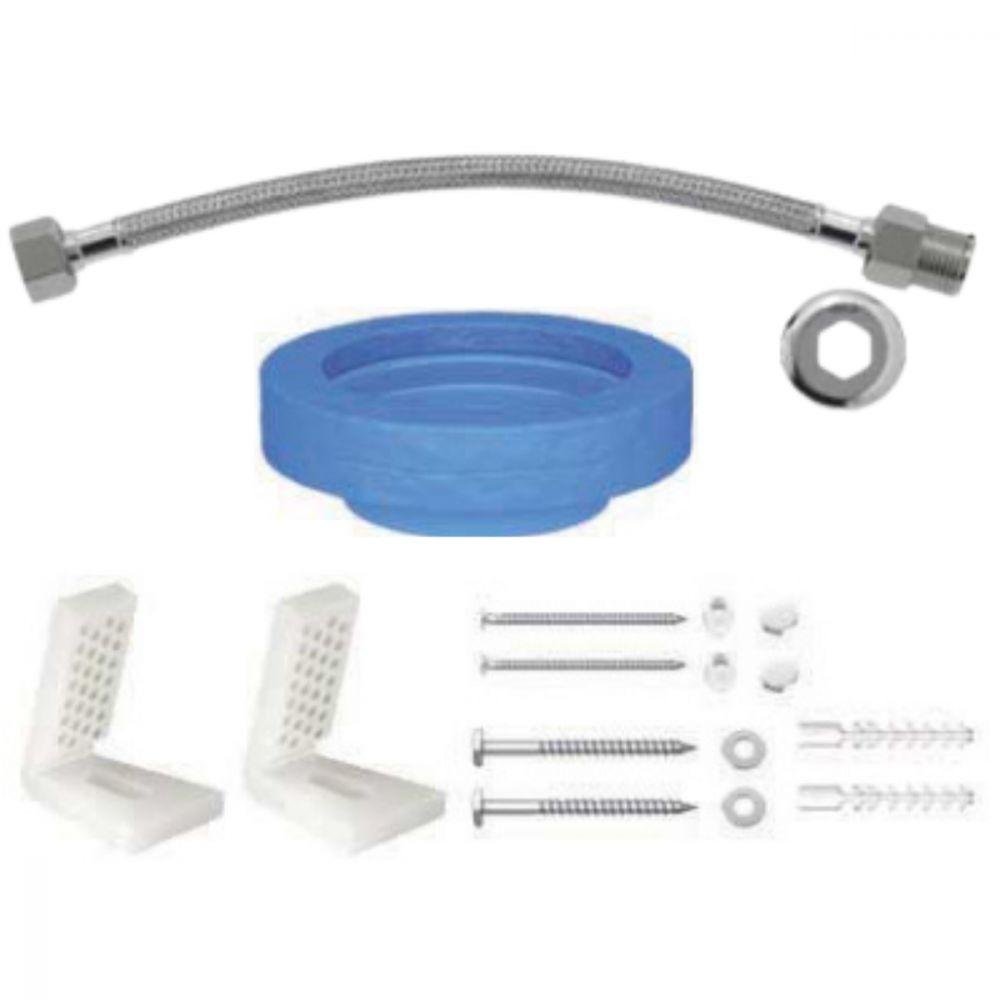 Kit De Instalação Para Bacia Com Caixa Com Fixação Lateral | MadeiraMadeira