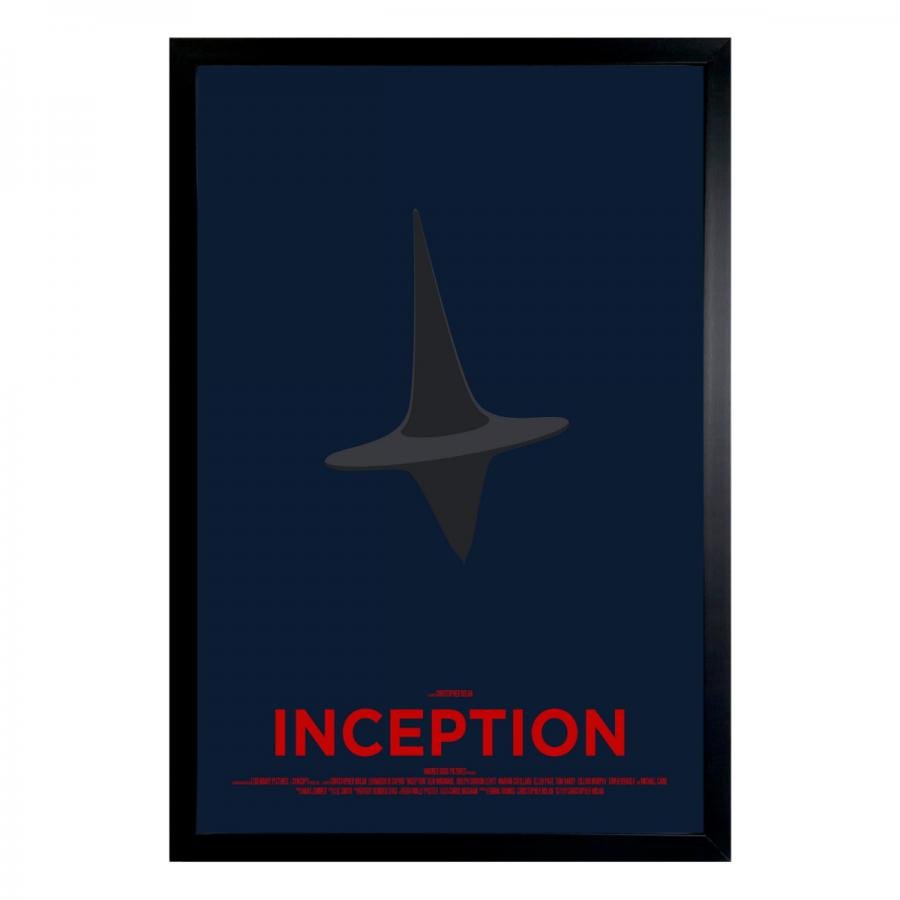 Quadros decorativos Filme a origem capa alternativa | MadeiraMadeira