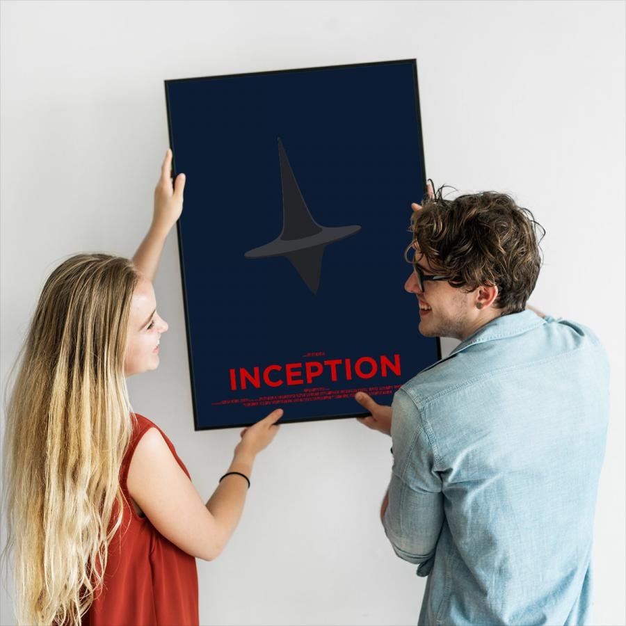 Quadros decorativos Filme a origem capa alternativa | MadeiraMadeira