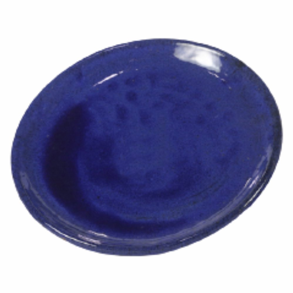Prato de Cerâmica Azul Liv 27x3cm TS Brasil | MadeiraMadeira